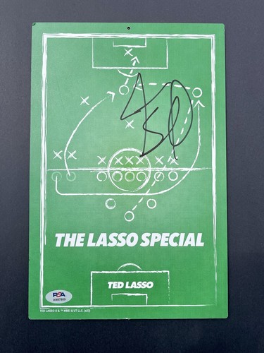 Jason Sudeikis Signed Autographed Ted Lasso Special Play Sheet ...
