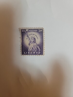 2 1955 Unused Liberty Stamps One Hasn't Been Put On A Envelope And Obe ...