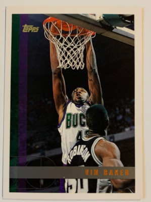 NBA VIN BAKER Milwaukee Bucks 1997-98 Topps Trading CARD #18 | eBay ...