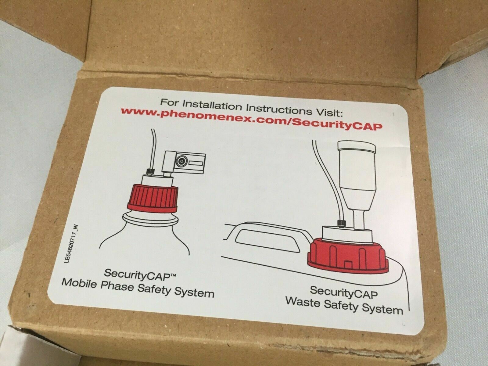 Phenomenex Securitycap LC Solvent Safety Products Ac2-1245 2-port Gl45 ...