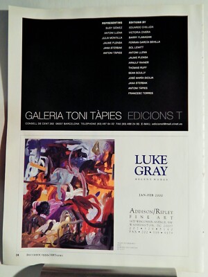 LUKE GRAY ART PIECE VTG ORIG 1999 ADVERTISEMENT | eBay