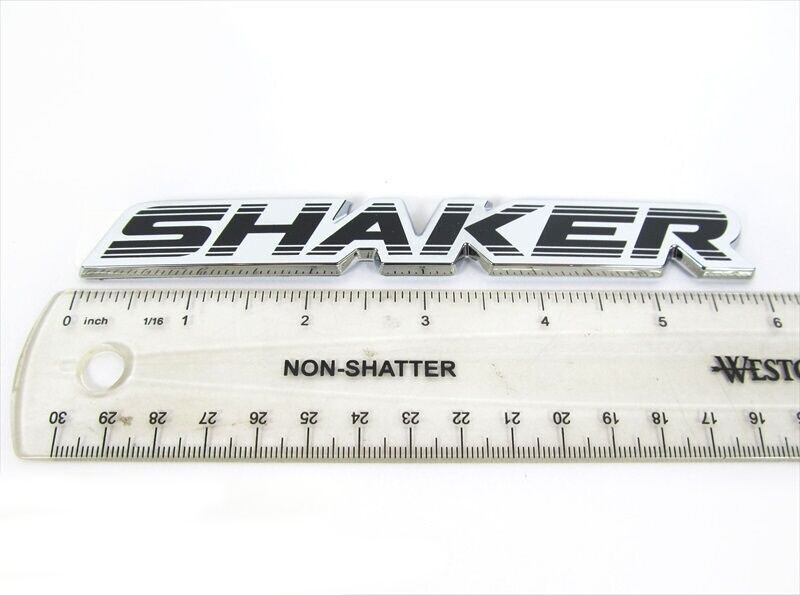 Dodge Challenger Charger 3D CHROME & BLACK SHAKER EMBLEM NAMEPLATE OEM ...