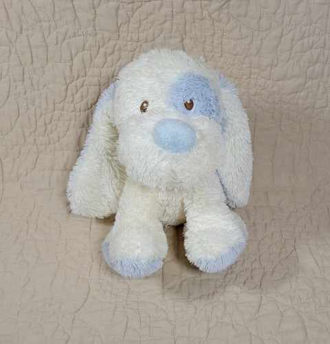 People Pals Blue White Puppy Dog Plush 9" Tall 11" Long Safeway Store ...