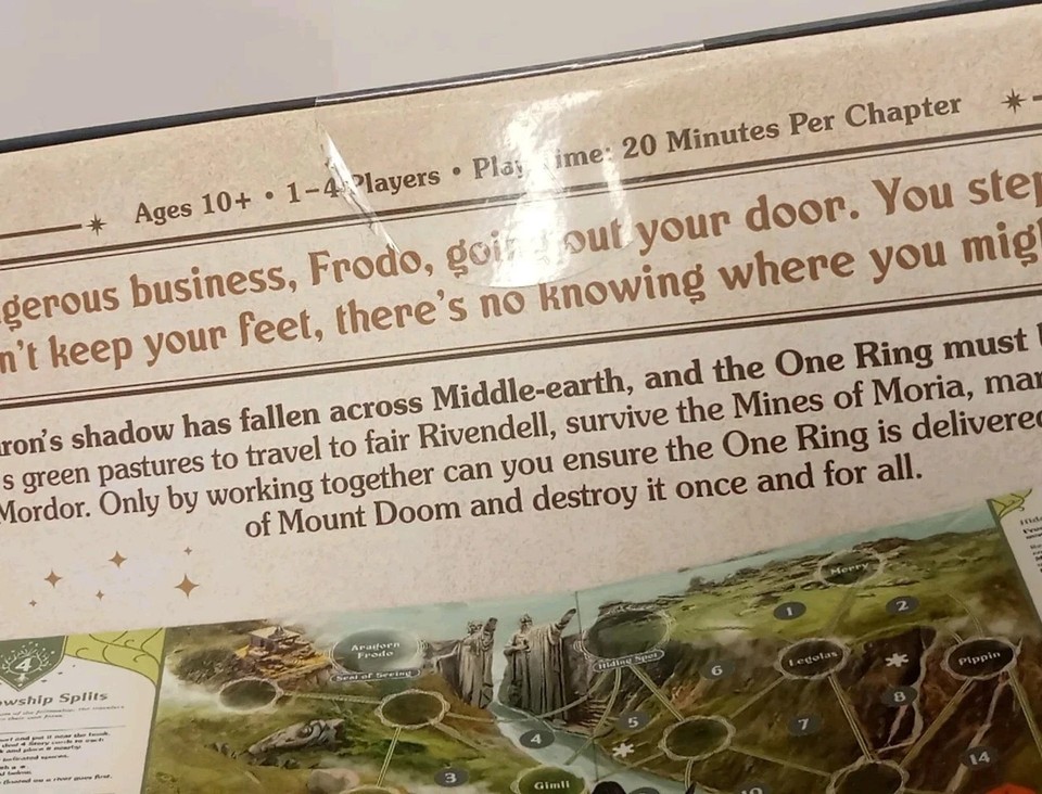 MINT NEW The Lord of the Rings Adventure Book Game - Ravensburger - New ...