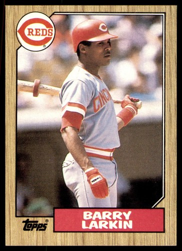 1987 Topps #648 Barry Larkin Rookie Cincinnati Reds RC Card | eBay