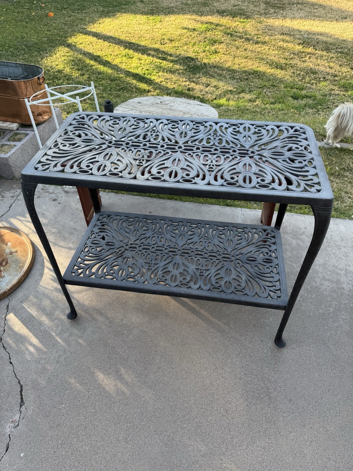 Hanamint – Tuscany 16″ x 36″ Rectangular Console Table | eBay