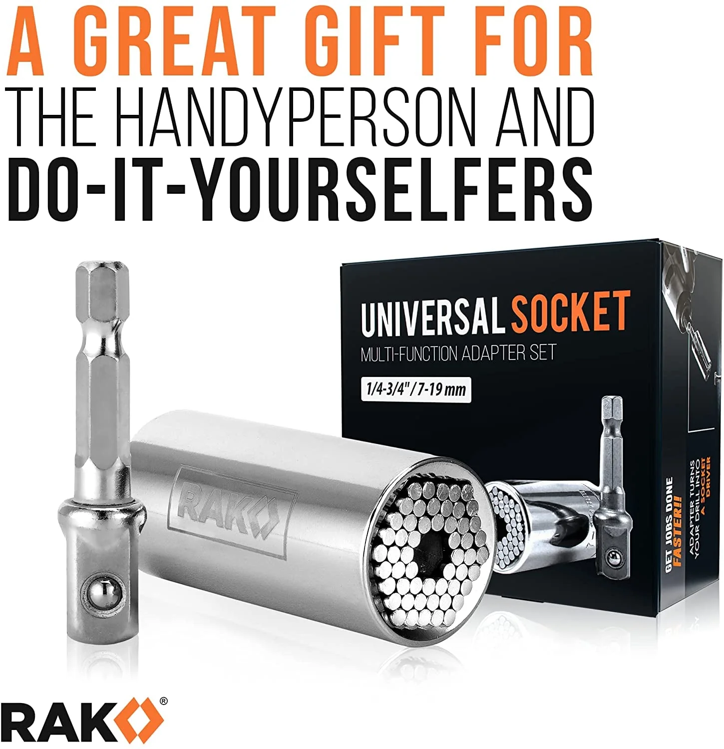 RAK Universal Socket Tool - Super Socket Unscrew Any Bolt - Birthday ...