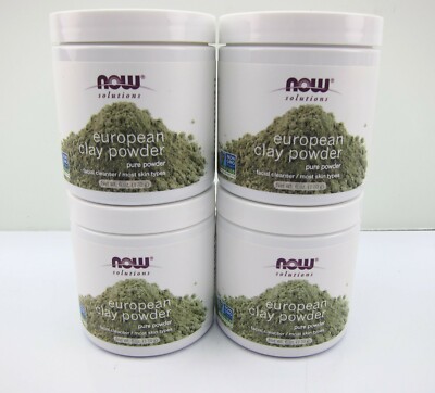 4 Now Solutions European Clay Powder For Detox Facial Cleanser Mask 6 ...
