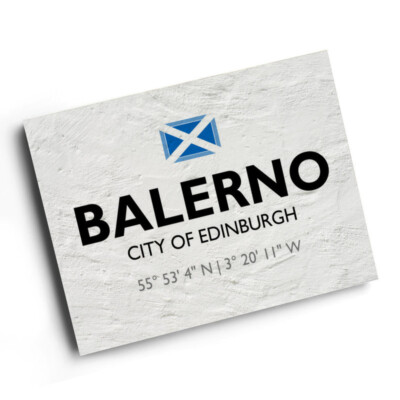 A3 PRINT - Balerno, City of Edinburgh, Scotland - Lat/Long NT1666 | eBay