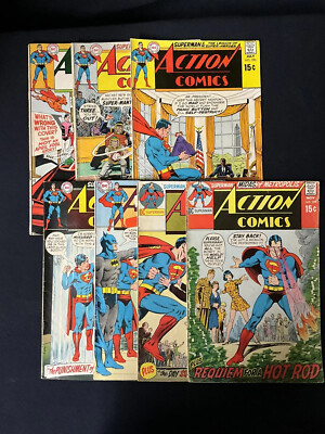 Action Comics #388-394 Super Sons, Batman, Supergirl - 7 Issues | eBay