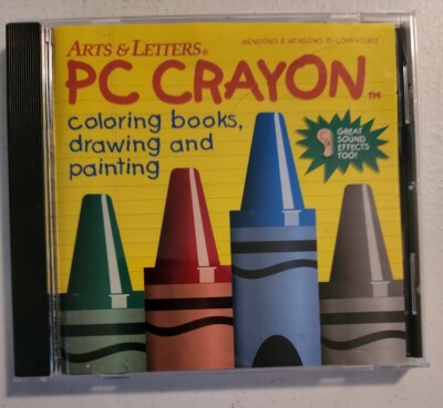 Arts & Letters PC Crayon (CD-Rom, 1995) | eBay