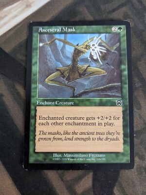 Ancestral Mask - Common - Mercadian Masques - Moderately Played - MTG ...