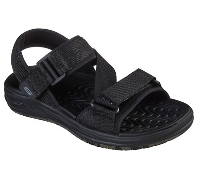 Men's Skechers Arch Fit Melo SD Dade Sandals, 204592 /BBK Multiple ...