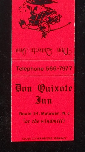 1970s Don Quixote Inn Restaurant Cocktail Lounge Windmill Matawan NJ ...