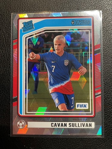 2024-25 Donruss Cavan Sullivan #184 Rated Rookie Silver Cubic Foil USA ...
