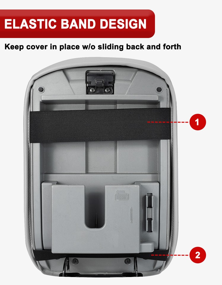 For 2010-2023 Toyota 4Runner Center Console Lid Arm Rest Cover Cushion ...