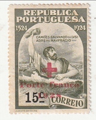 Portugal - Red Cross, Porte franco o/p label 1928 | eBay UK