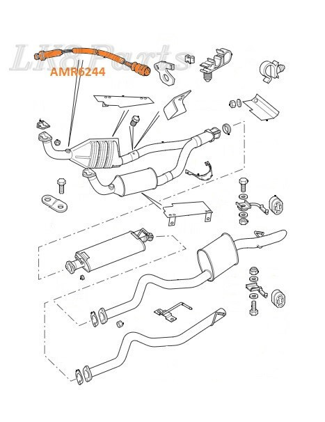 Land Rover Discovery 1 97-99 Defender Range Rover P38 Oxygen Sensor ...