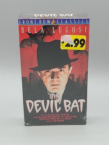 The Devil Bat (VHS 2000) Front Row Classics Bela Lugosi New Factory ...