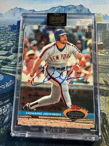 2022 Topps Archives Signature Series HOWARD JOHNSON Encased On Card AUTO 05/14🔥 | eBay