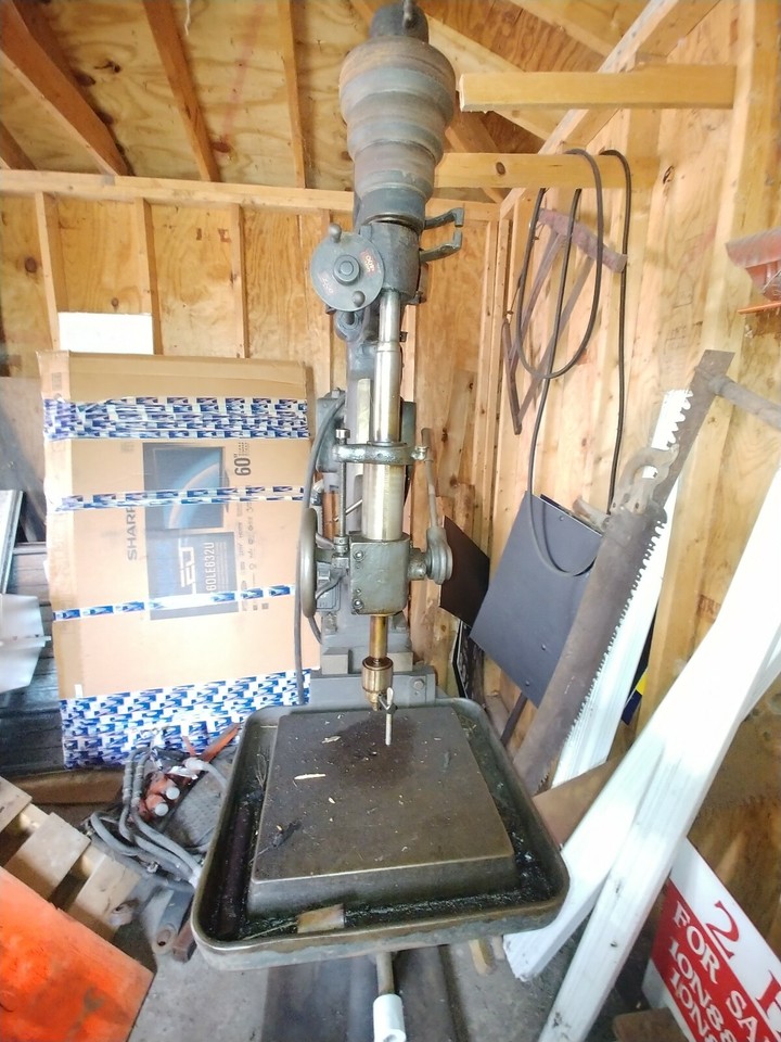 (😳😀Wow!!!) Edlund/C.H.Gosiger, Drill Press (South Bend, Bridgeport ...