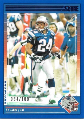 2024 Score Football TY LAW SHOWCASE #to/100 -NEW ENGLAND PATRIOTS- #197 ...