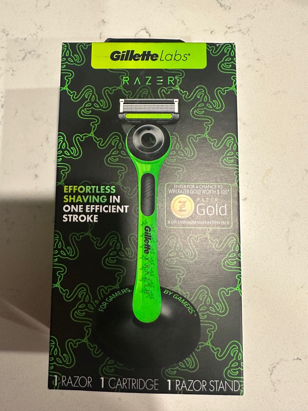 NEW Gillette x Razer Mens Razor Limited Edition Gillette Labs Razer ...
