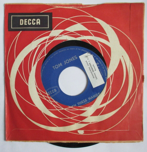Tom Jones - Sp (7 ") " With These Hands " | eBay