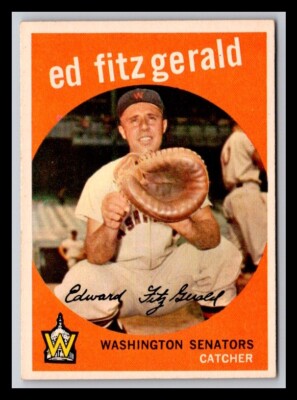 1959 Topps #33 Ed Fitzgerald White Back VG or Better | eBay