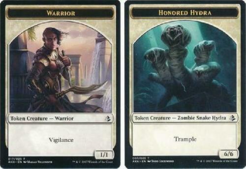 Warrior/Honored Hydra Token Amonkhet Near Mint MTG Magic DNA GAMES | eBay