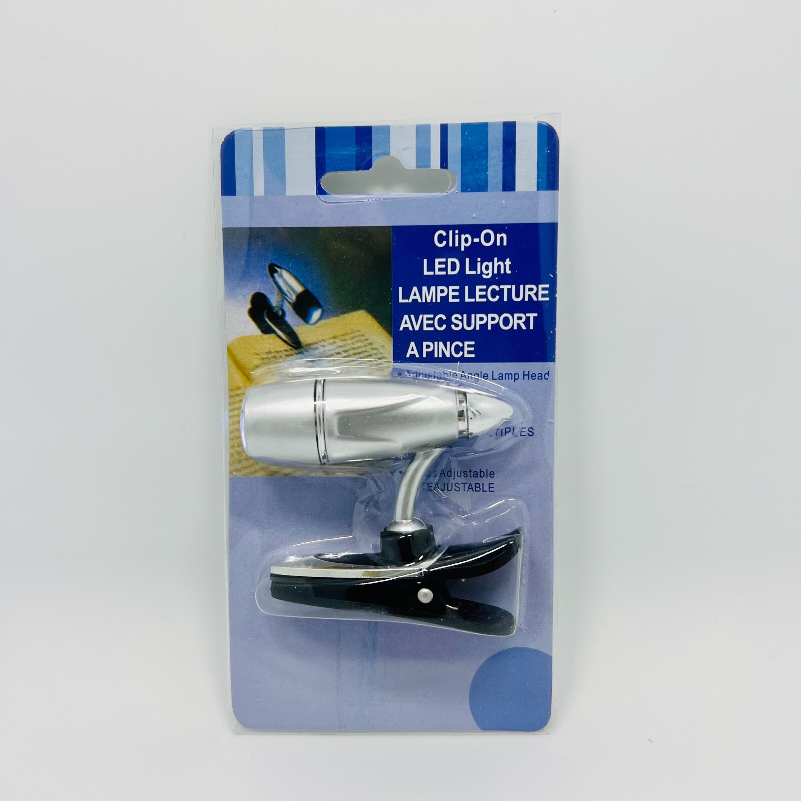 1PC Mini LED Clip-on Book Reading Light, Portable Reading Lamp with ...