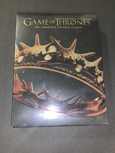 Game of Thrones: The Complete Second Season (DVD, 2015, 5-Disc Set)new ...