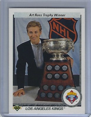 1990-91 Upper Deck #205 Art Ross Trophy/Wayne Gretzky | eBay