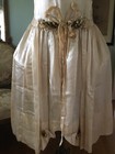 Vintage Antique 1920’s Flapper Wedding Dress PANNIERS Wax Flowers ...