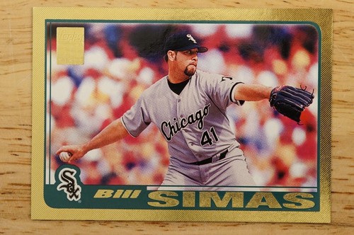 Bill Simas 224/2001 Topps 50 Years Gold Chicago White Sox #573 Baseball ...