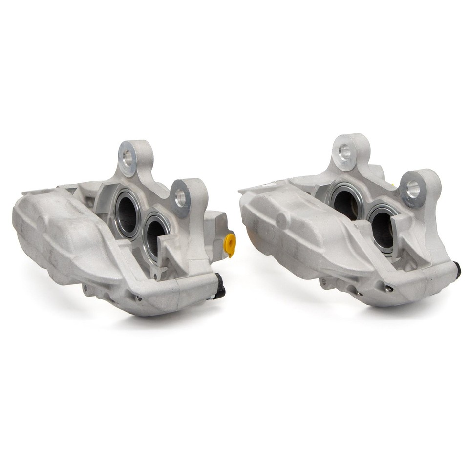 Upgraded ALLOY 4 Pot Brake Calipers & Brake Pad Kit - Princess, Escort ...