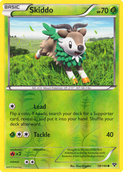 Skiddo (Common)[XY]: Buy and Sell Prices & Values - Pokécazilla