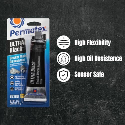 Permatex 82180 Ultra Black Maximum Oil Resistance RTV Silicone Gasket ...