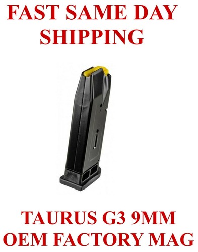 Taurus G3 9mm 10 Round OEM Pistol Magazine Black 358-0021-02 FAST SAME ...