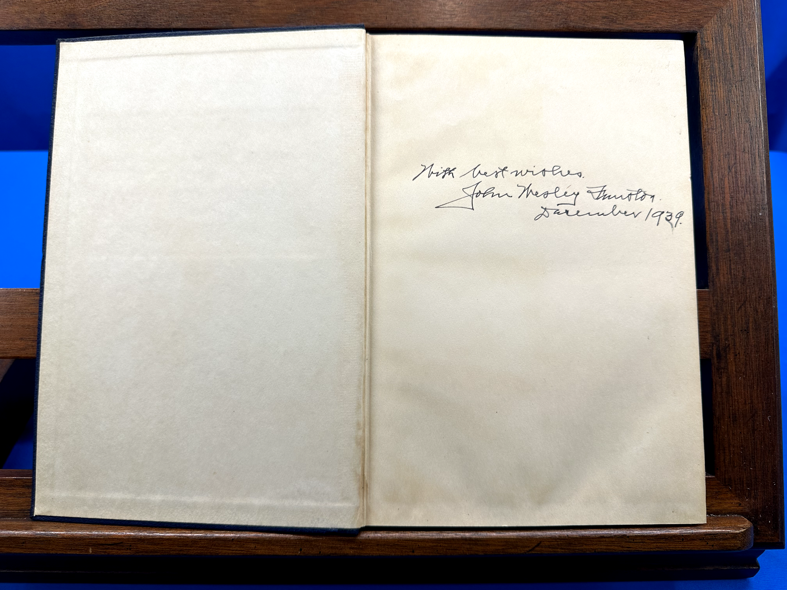 The Wesleys in Picture and Story- John Wesley Funston, 1939, Signed | eBay