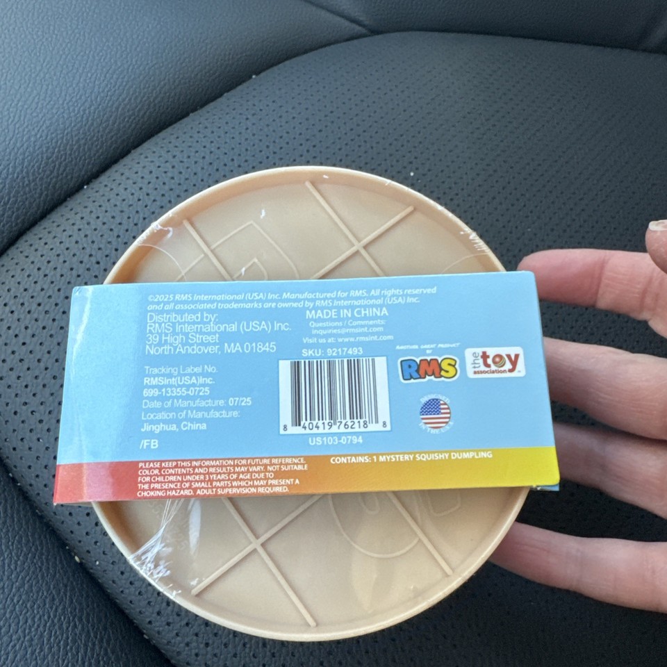 RARE FIVE BELOW Rainbow Squishy Bun Mystery Dumpling In-Hand Fast ...