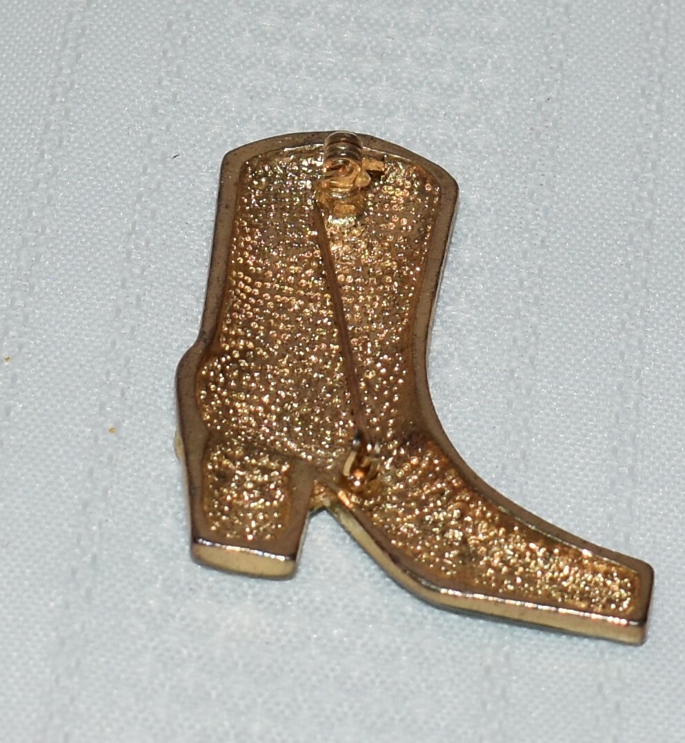 2 Inch Green Western Cowboy Boot Pin with Sparkle | eBay