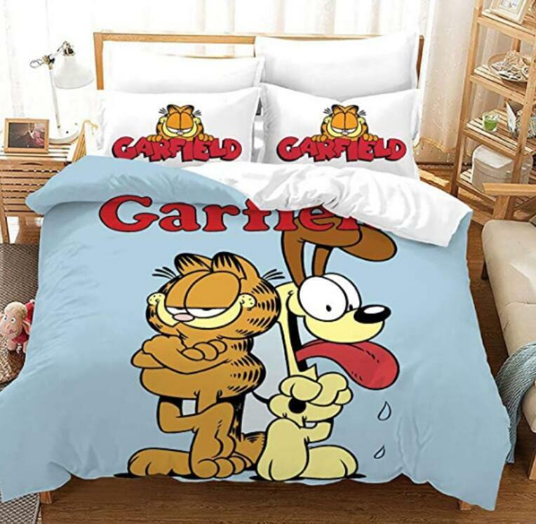 Garfield Cat/Cartoon/Comforters/Quilt/Doonas/Microfiber Duvets Bed Set ...