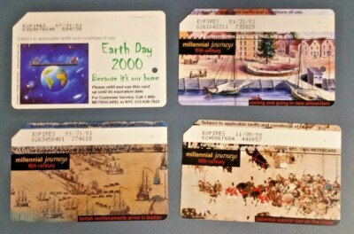 MTA MetroCard Millennial Theme-New Amsterdam-Japanese-Boston-EarthDay ...