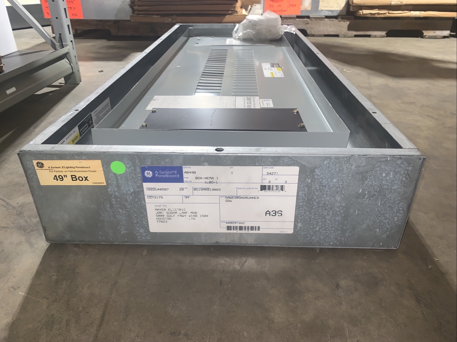 GE a Series II Panelboard for 240 V 3 Phase 400 Amps # AXT1B4 for sale ...