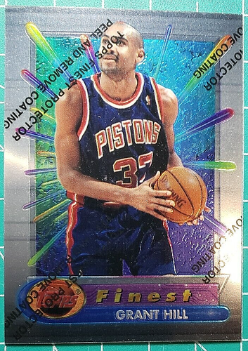 1994-95 Finest #240 Grant Hill Rookie Card Team: Detroit Pistons ...