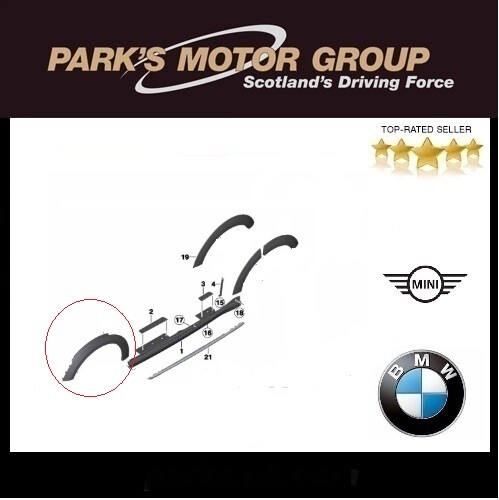 51779800762 Cover Wheel Arch Front Right MINI R60 R61 for sale online ...