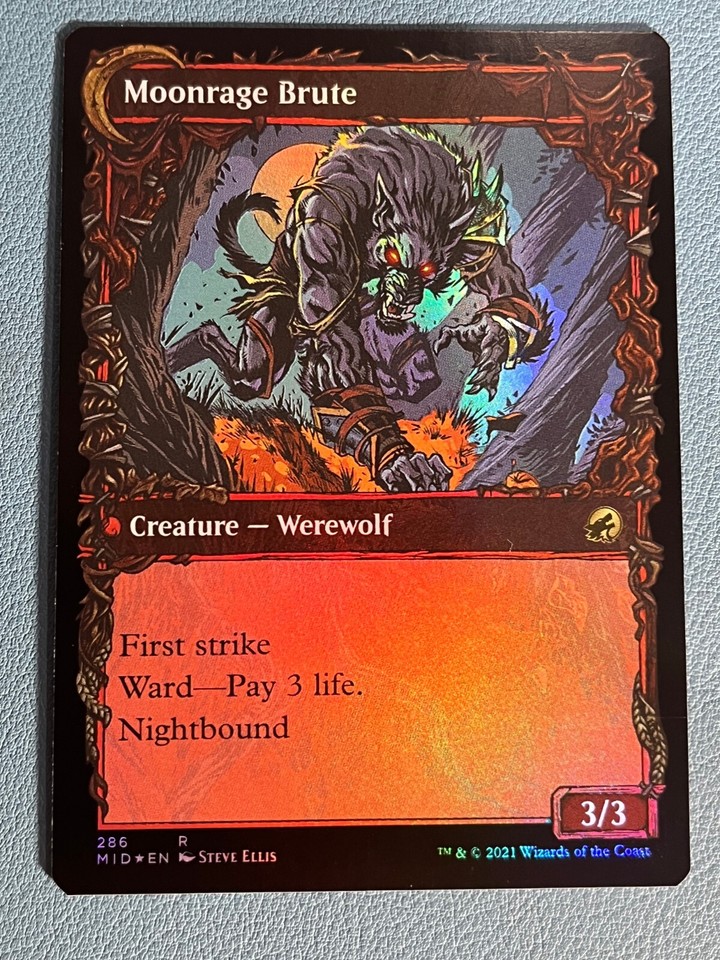 MTG Brutal Cathar (Showcase) Foil Innistrad MID NM | eBay