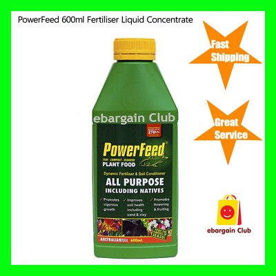 PowerFeed 600ml Concentrate Liquid Fertiliser All Purpose Seasol Power ...