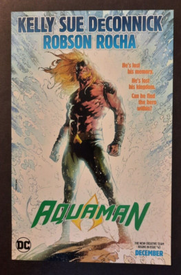 2018 AQUAMAN DC Comics New Creative Team Robson Rocha art - Print Ad/Ad ...